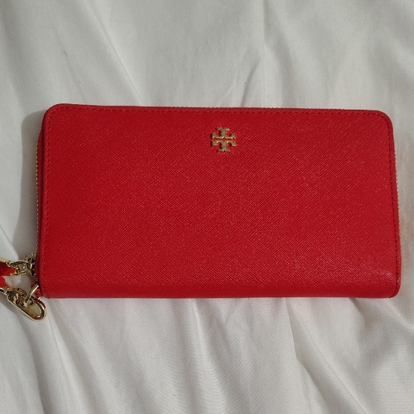 Tory Burch | Bags | Tory Burch Red Continental Wallet | Poshmark